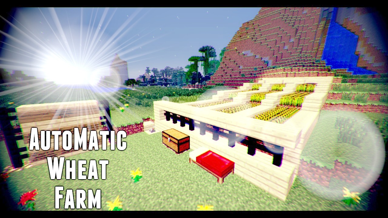 Semi-Automatic Wheat Farm for 1.3.1 Minecraft Map
