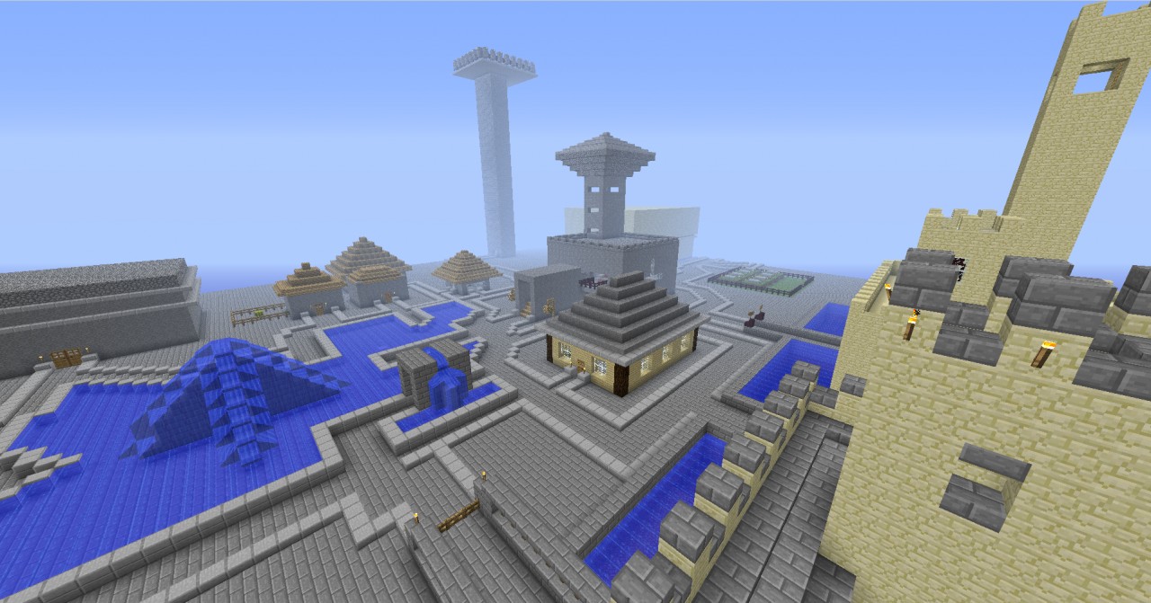 Making Of Huge Medieval Server Minecraft Map