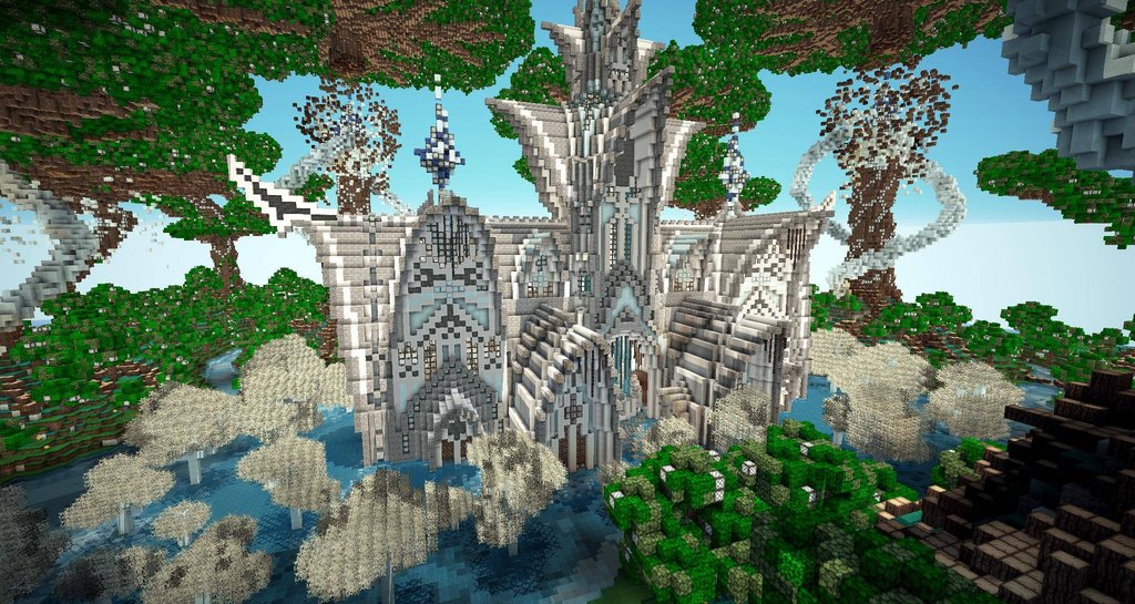 Fantasia Forest (Forest + Mansion) Minecraft Map