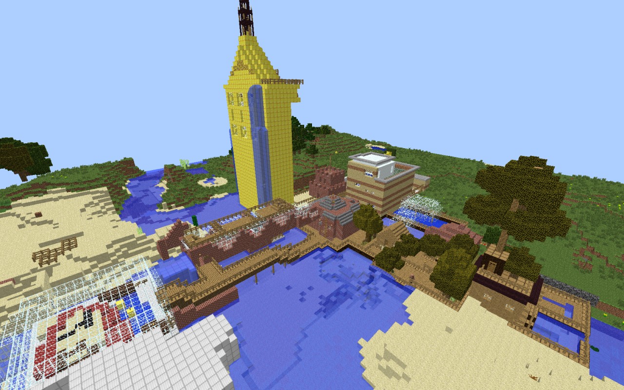 Yellow City Minecraft Map