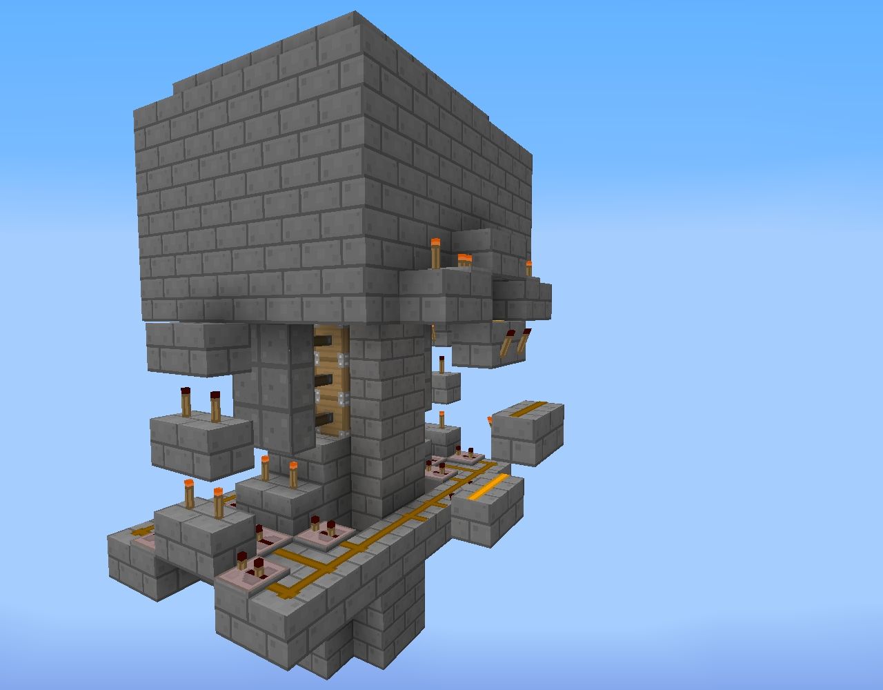 Nabeken 2x2 Pitfall Minecraft Map