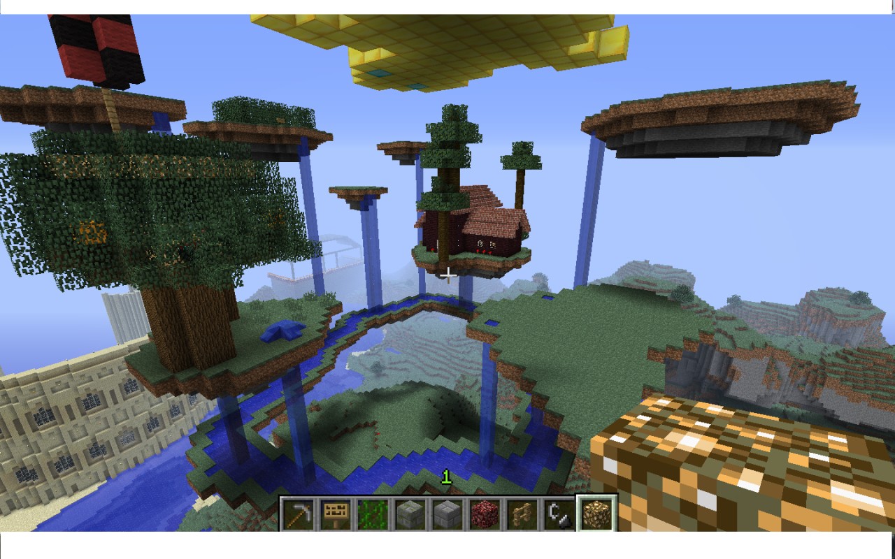 floating islands Minecraft Map