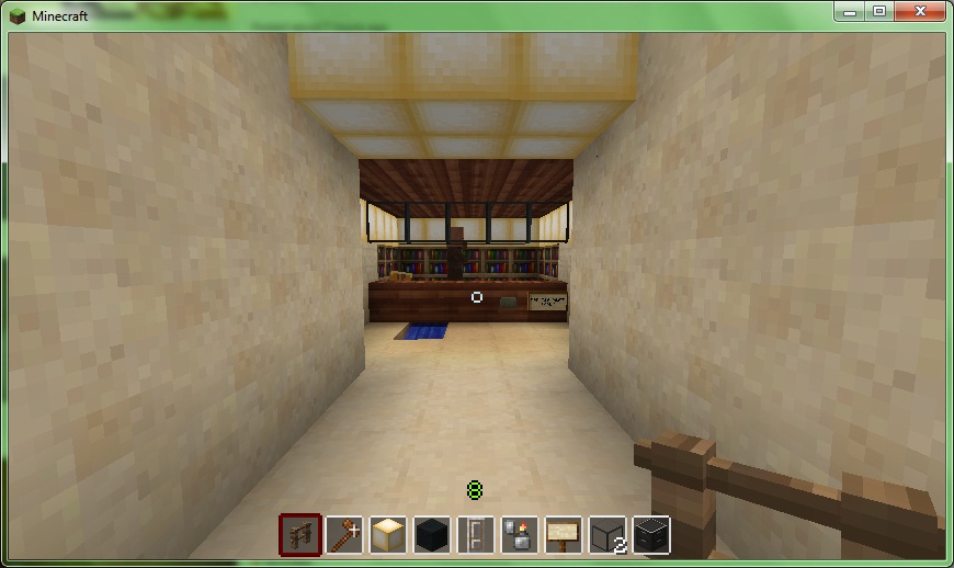 Small city Library Minecraft Map