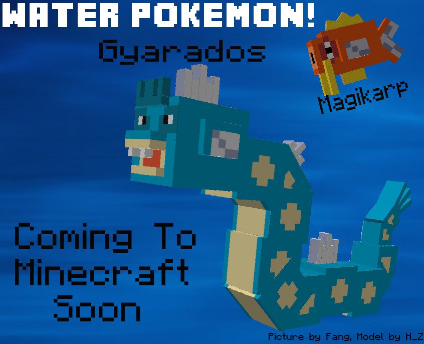 Water Pokemon Being Added to Minecraft?