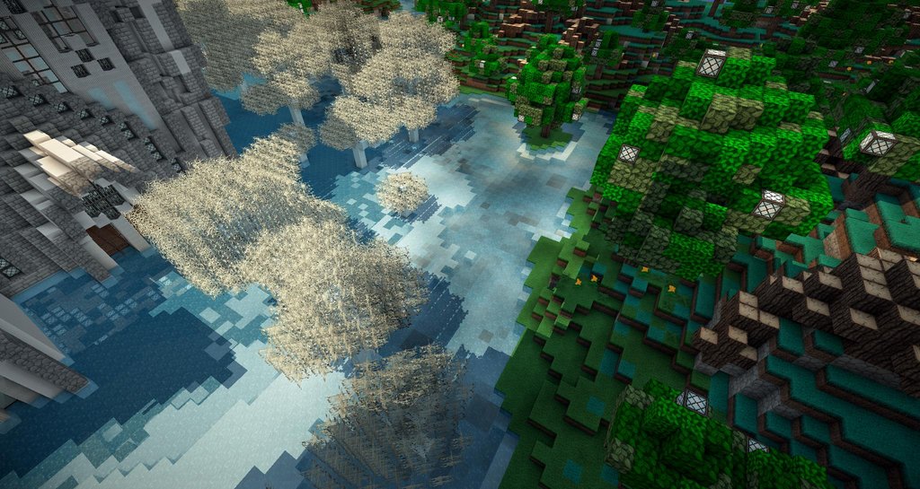 Fantasia Forest (Forest + Mansion) Minecraft Map