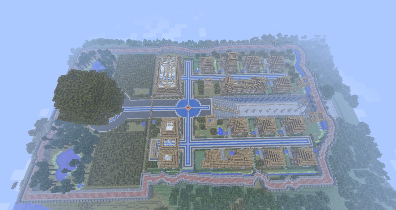 Town / Spawn Minecraft Map