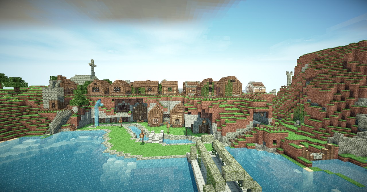 The city of Belmont Minecraft Map