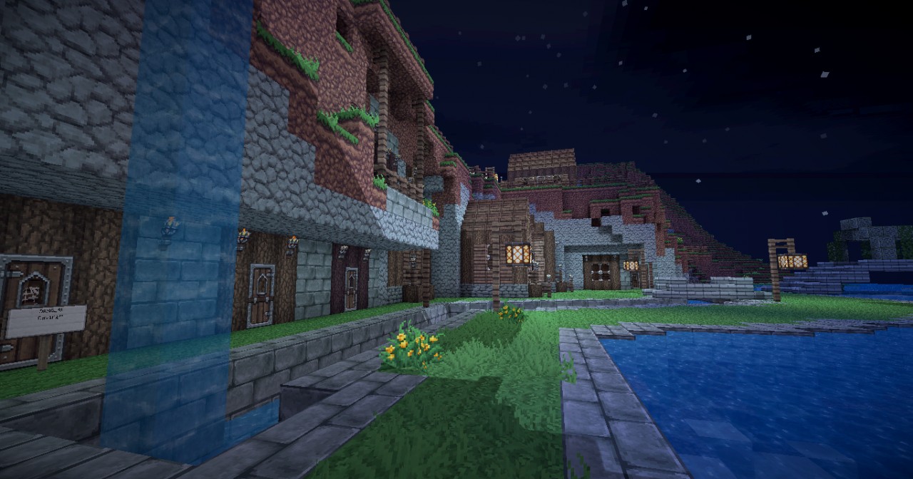 The city of Belmont Minecraft Map