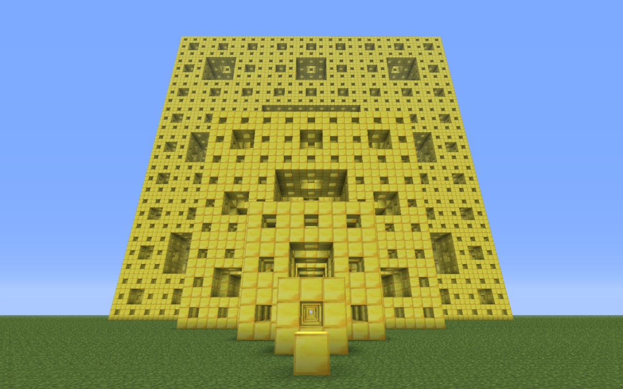 Menger Sponges [1st-4th Iteration] Minecraft Map