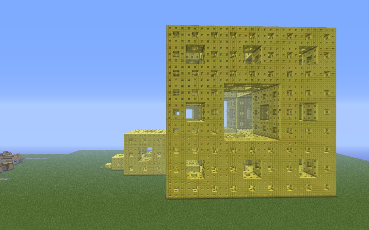 Menger Sponges [1st-4th Iteration] Minecraft Map