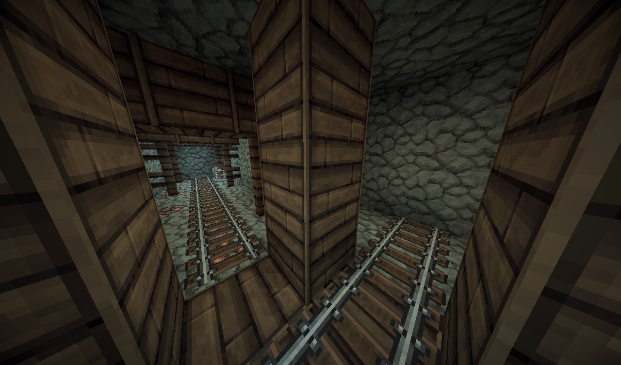 House with mine ores and more Minecraft Map