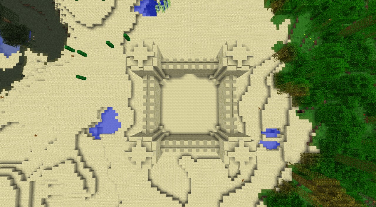 Sandstone Castle [Unfurnished] Minecraft Map