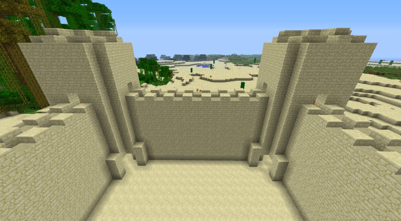 Sandstone Castle [Unfurnished] Minecraft Map