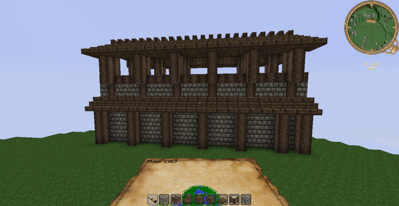 Elven wall based on a wall by madness64 Minecraft Map