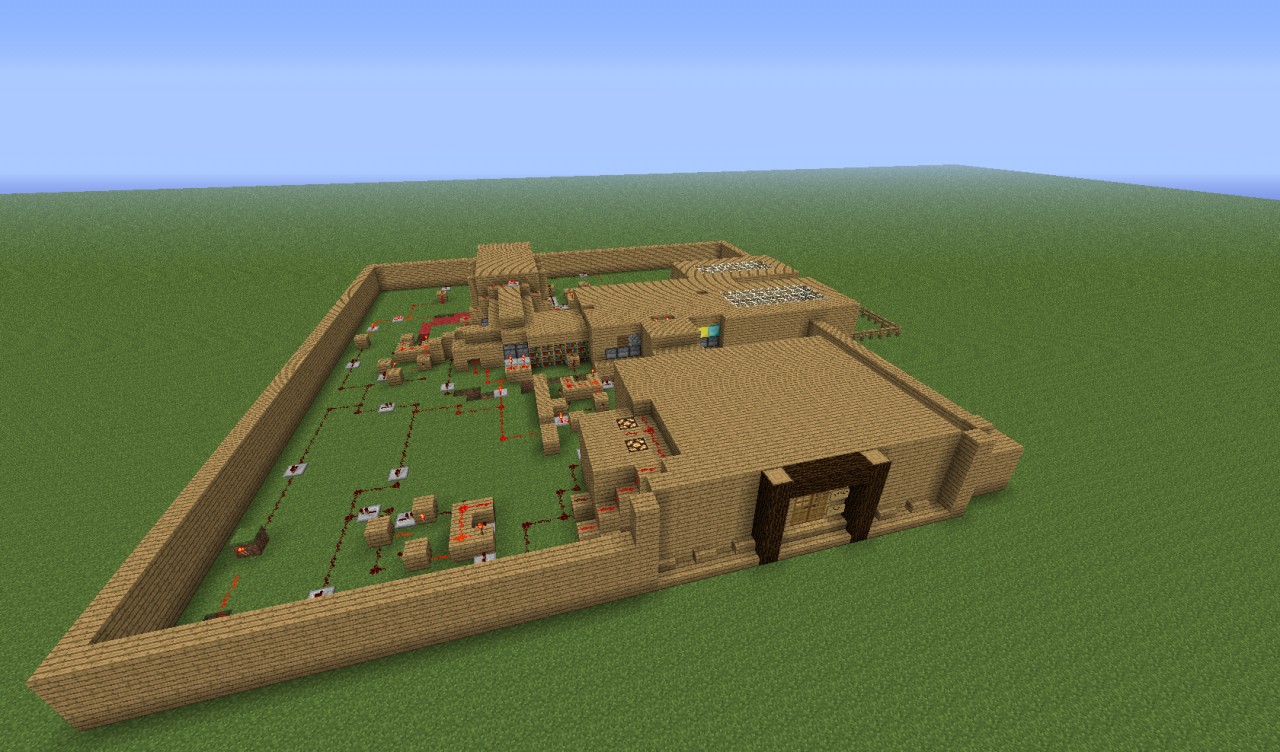 Piston House Minecraft Map
