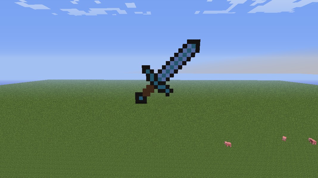 Giant Diamond Sword Minecraft Map