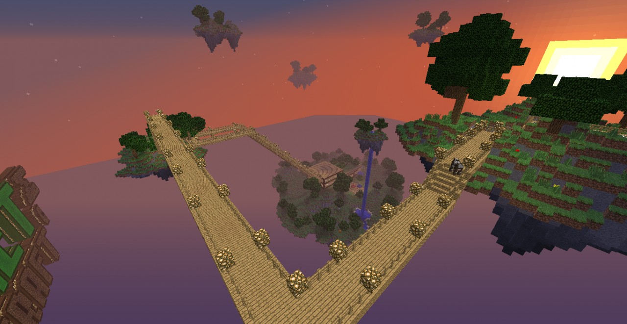 Steve's Sky Island Resort Minecraft Map