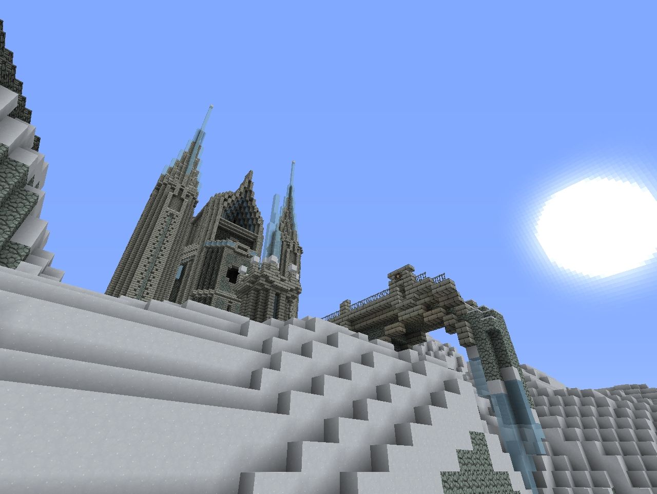 Ice Castle of Shards Minecraft Map