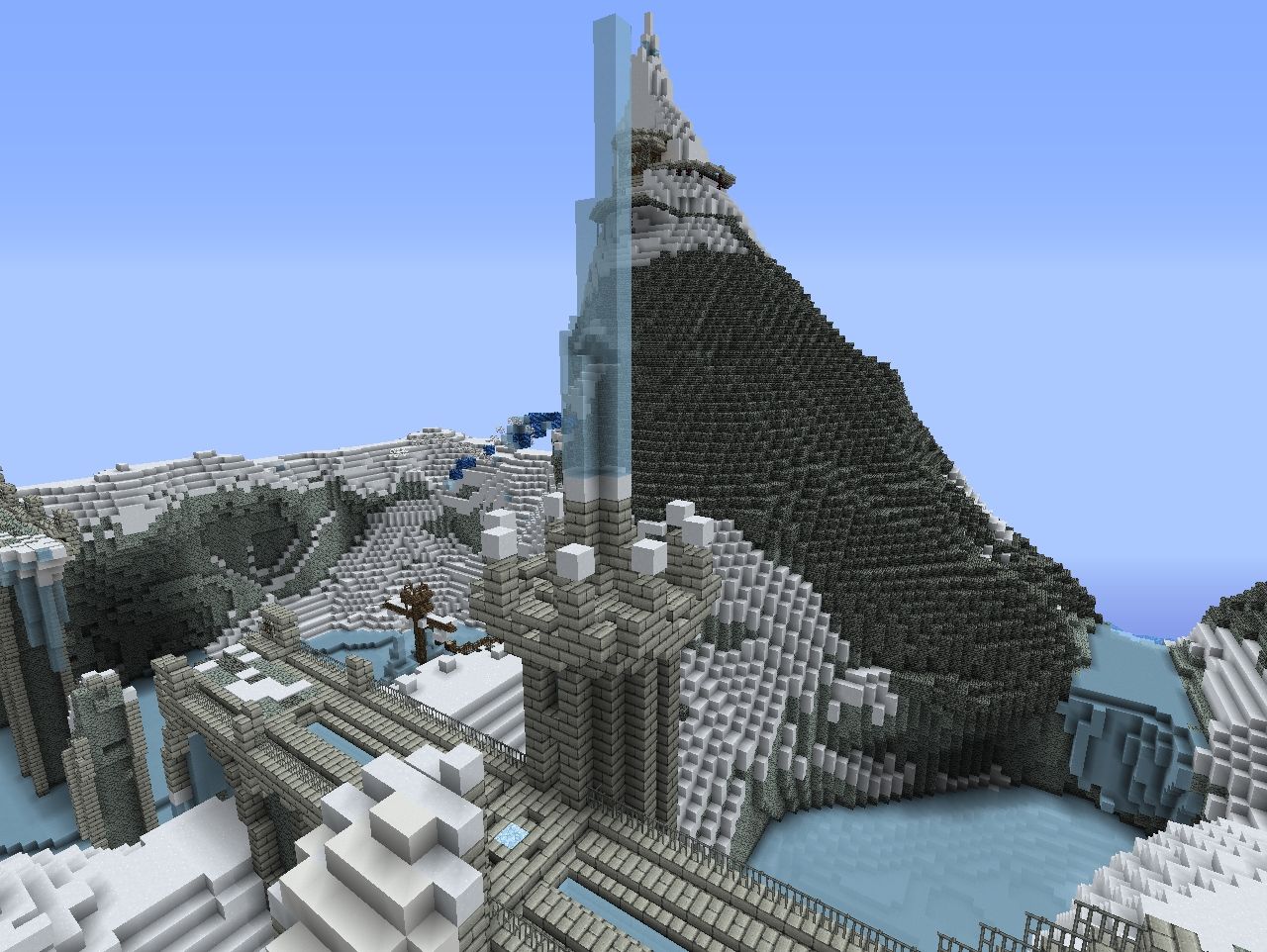 Ice Castle of Shards Minecraft Map
