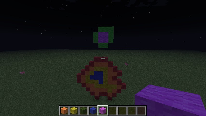 rainbow apple (mac) sign Minecraft Map