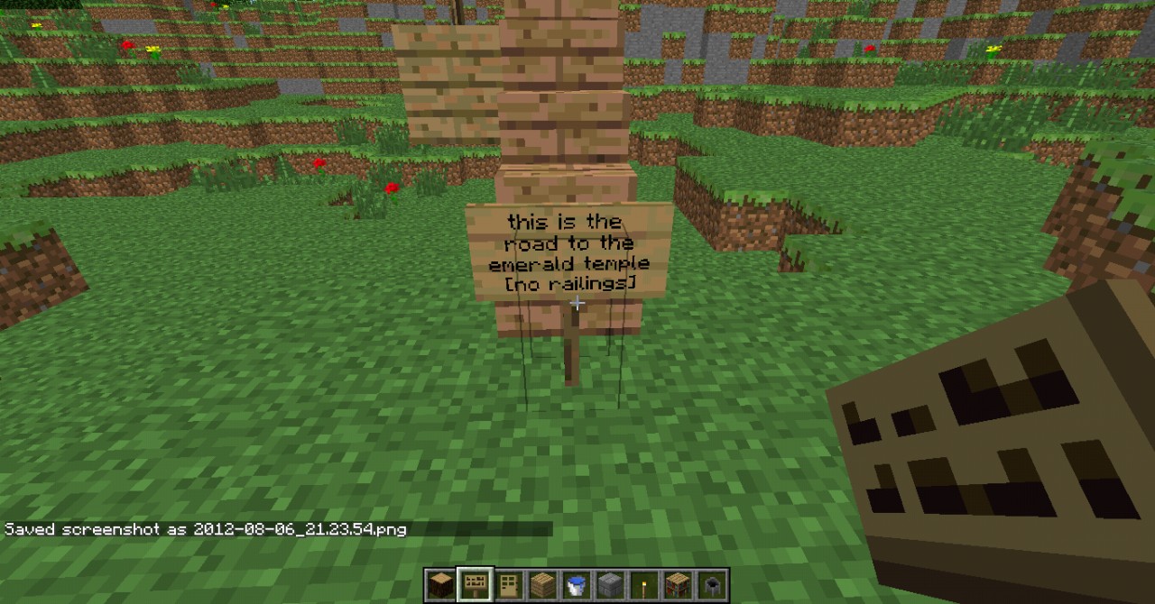 emerald temple Minecraft Map