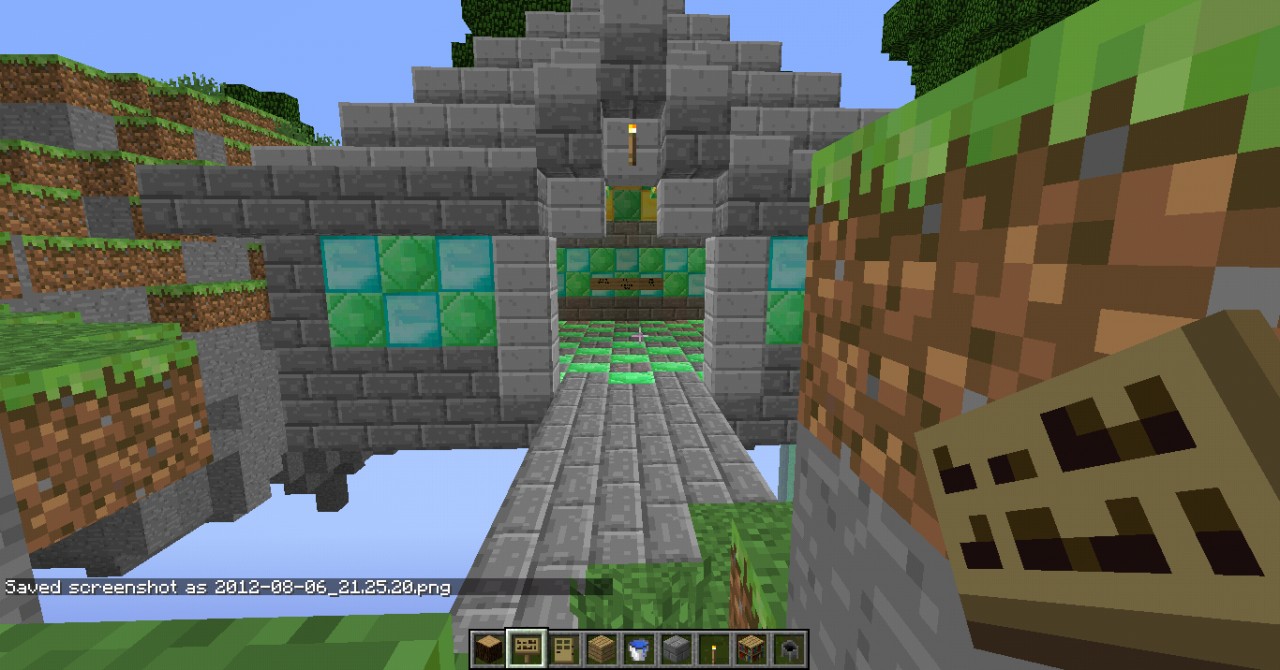emerald temple Minecraft Map