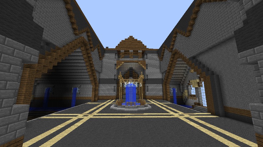 Grand Castle with village Minecraft Map