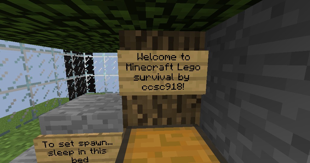 Minecraft lego survival! *Survival By The Kit!* Minecraft Map