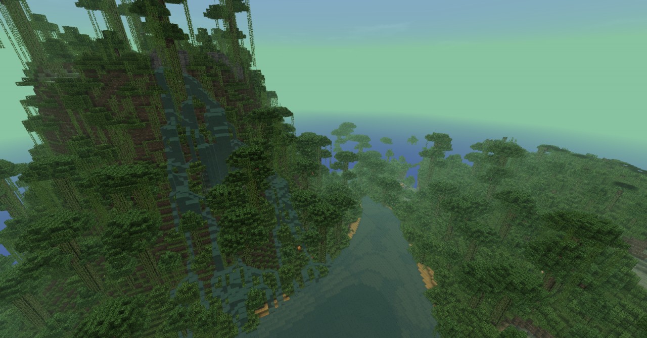 Survival Games PVP - Jungle Mountain Bowl Minecraft Map