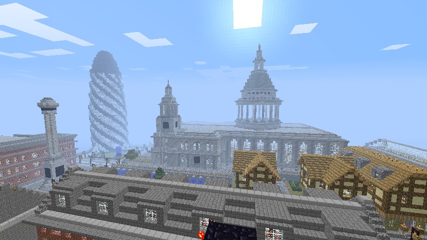 St.Pauls Cathedral - London Landmark Minecraft Project