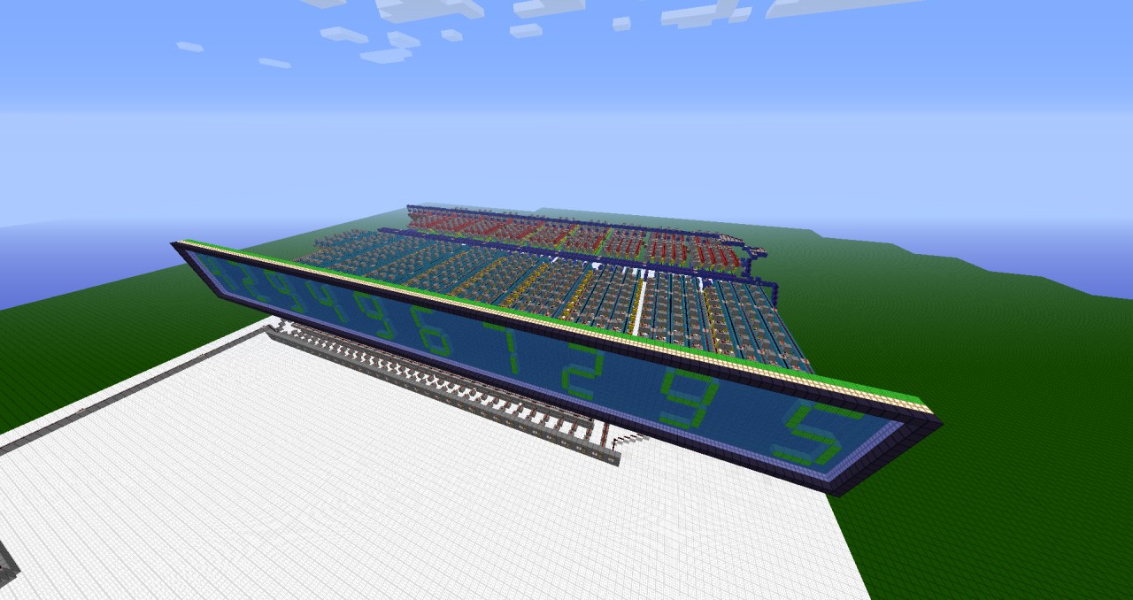 32 Bit Binary To Seven Segment Decoder Minecraft Map