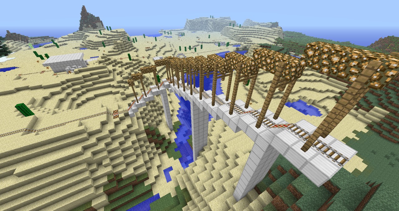 train station Minecraft Map