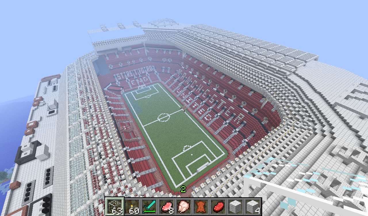 Manchester United Old Trafford Minecraft Map