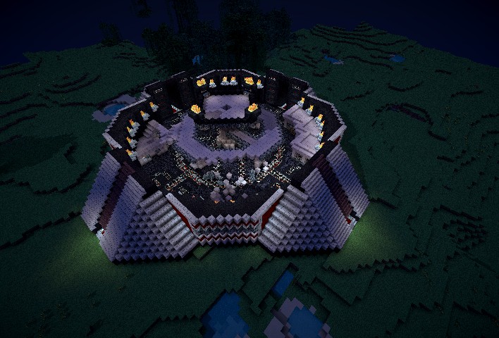 Minecraft Pvp Arena - Fire Minecraft Map