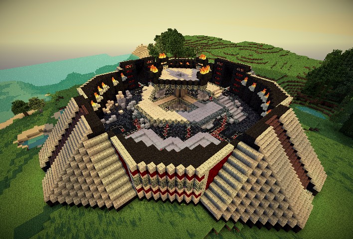 Minecraft Pvp Arena - Fire Minecraft Map
