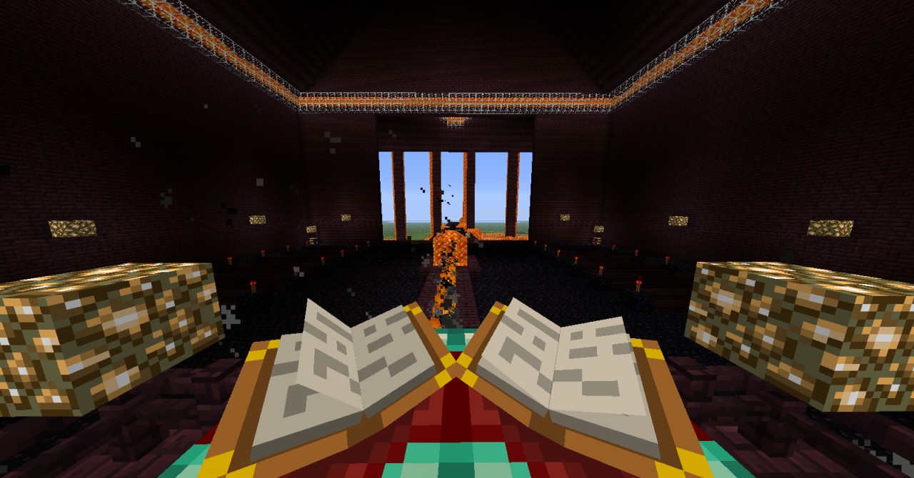 Nether cathedral Minecraft Map