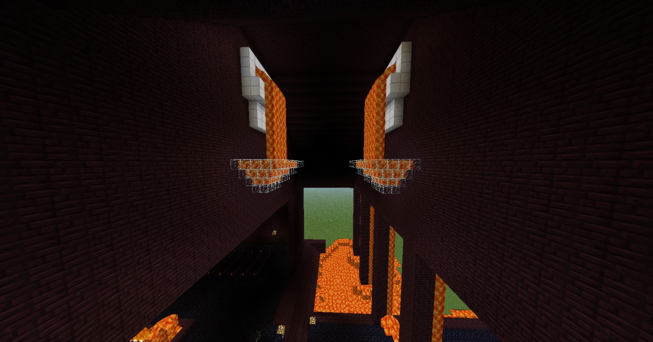 Nether cathedral Minecraft Map