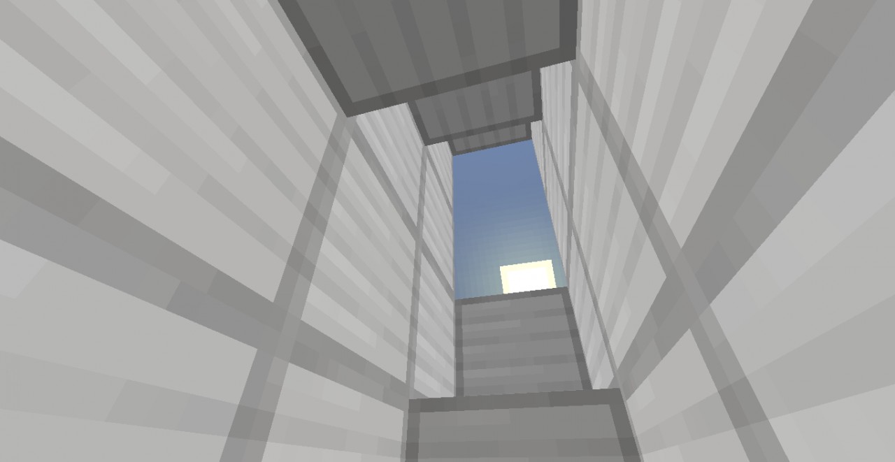 Piston Escalator Minecraft Map