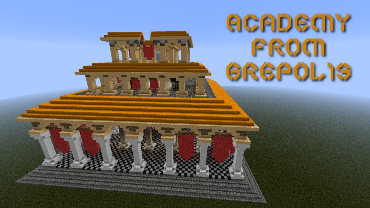 Alekelaj - Academy from Grepolis + YouTube Minecraft Map