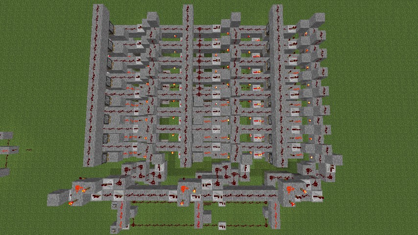 3 byte RAM Module Minecraft Map