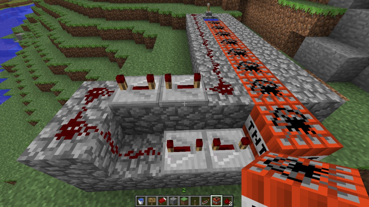 Super Easy TNT Cannon Minecraft Map