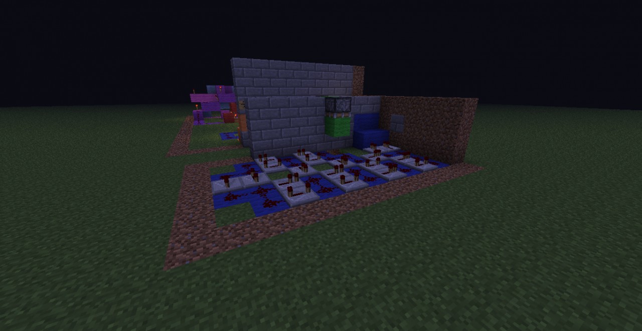 secret door with code Minecraft Map