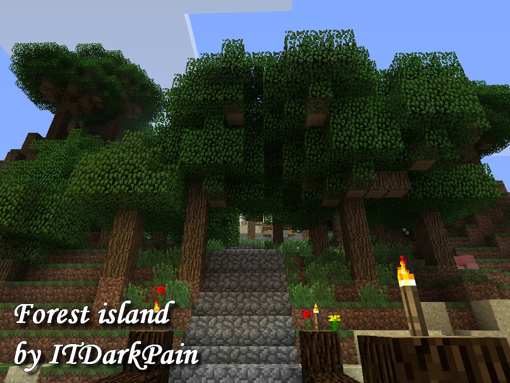 Island Project #3 - Forest island Minecraft Map