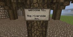 medieval riverside inn Minecraft Map