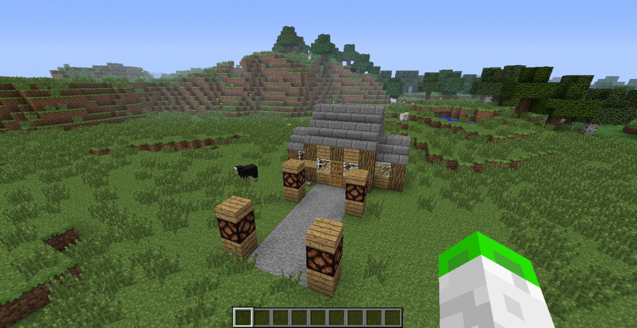 mini house with panic room! Minecraft Map