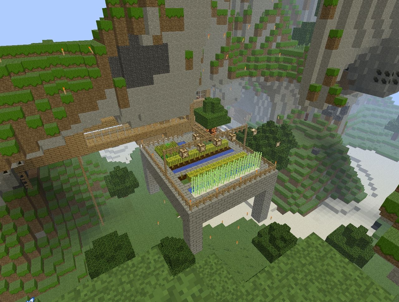 Floating House Minecraft Project