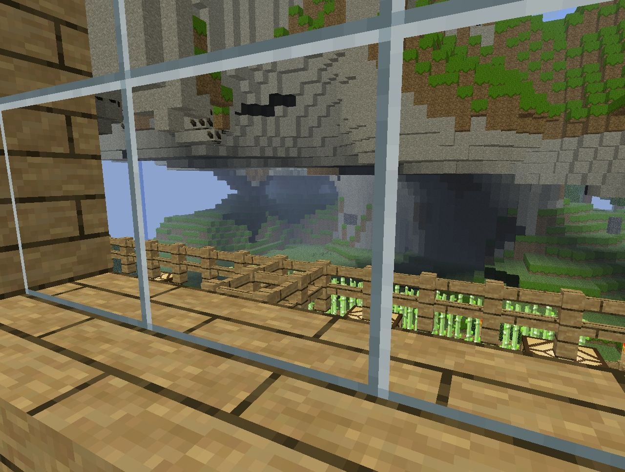 Mountain "Floating" House Minecraft Map