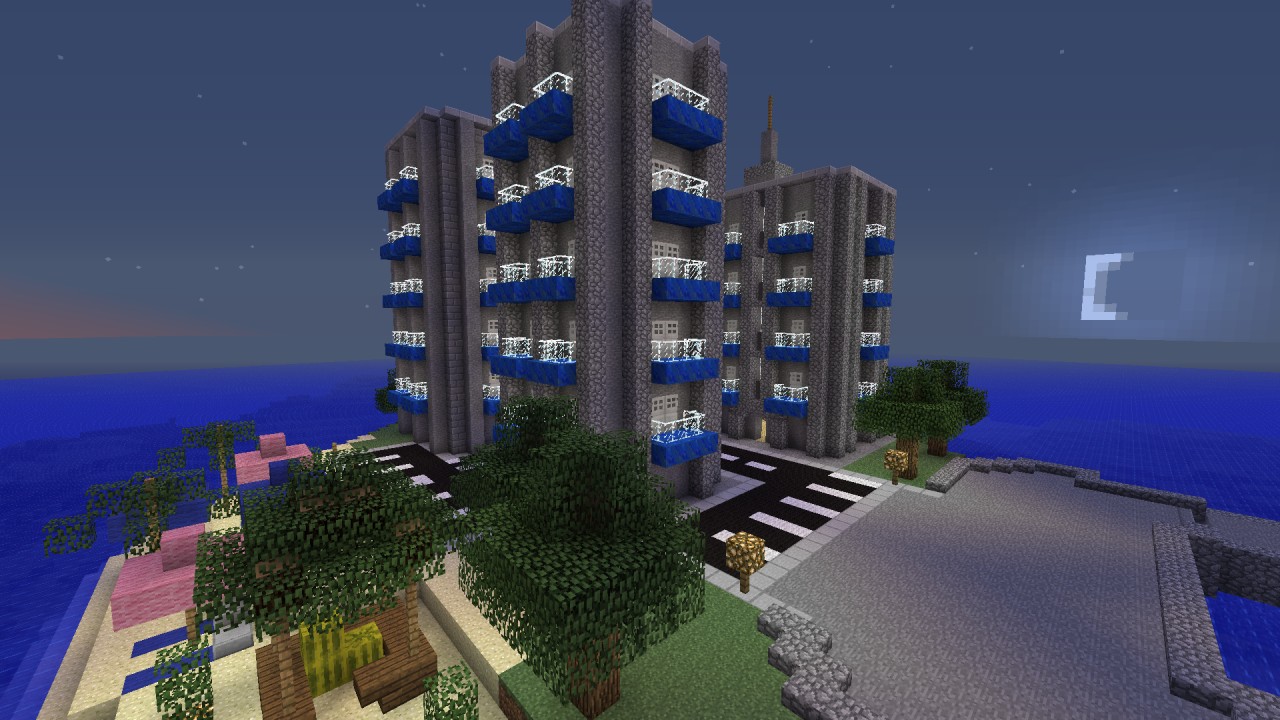 Minecraft Timelapse - Island City Minecraft Map