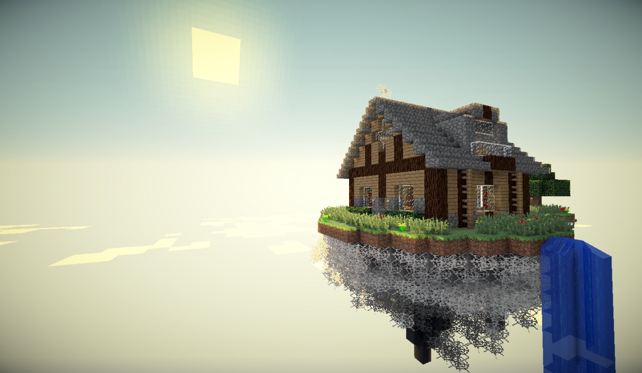 Floating Classic House by Creeper Abuse Minecraft Map