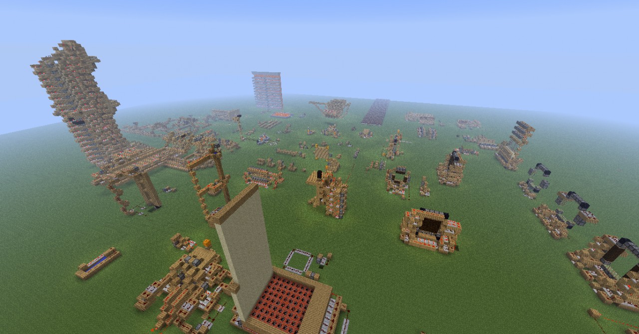 Redstone tests world! Minecraft Map